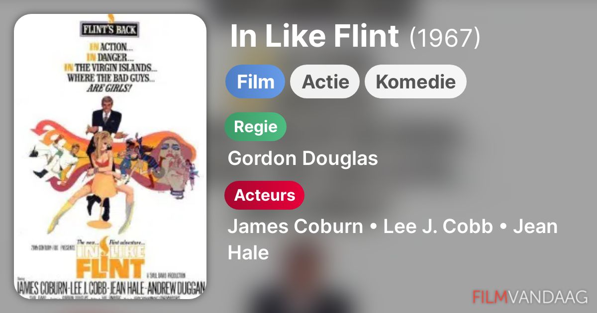 In Like Flint (film, 1967) - FilmVandaag.nl