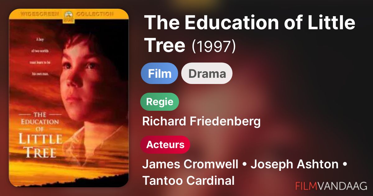 The Education of Little Tree (film, 1997) - FilmVandaag.nl