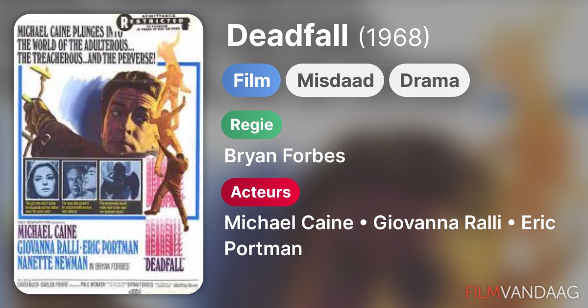 Deadfall (film, 1968) - FilmVandaag.nl