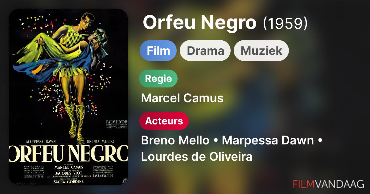 Orfeu Negro (film, 1959) - FilmVandaag.nl