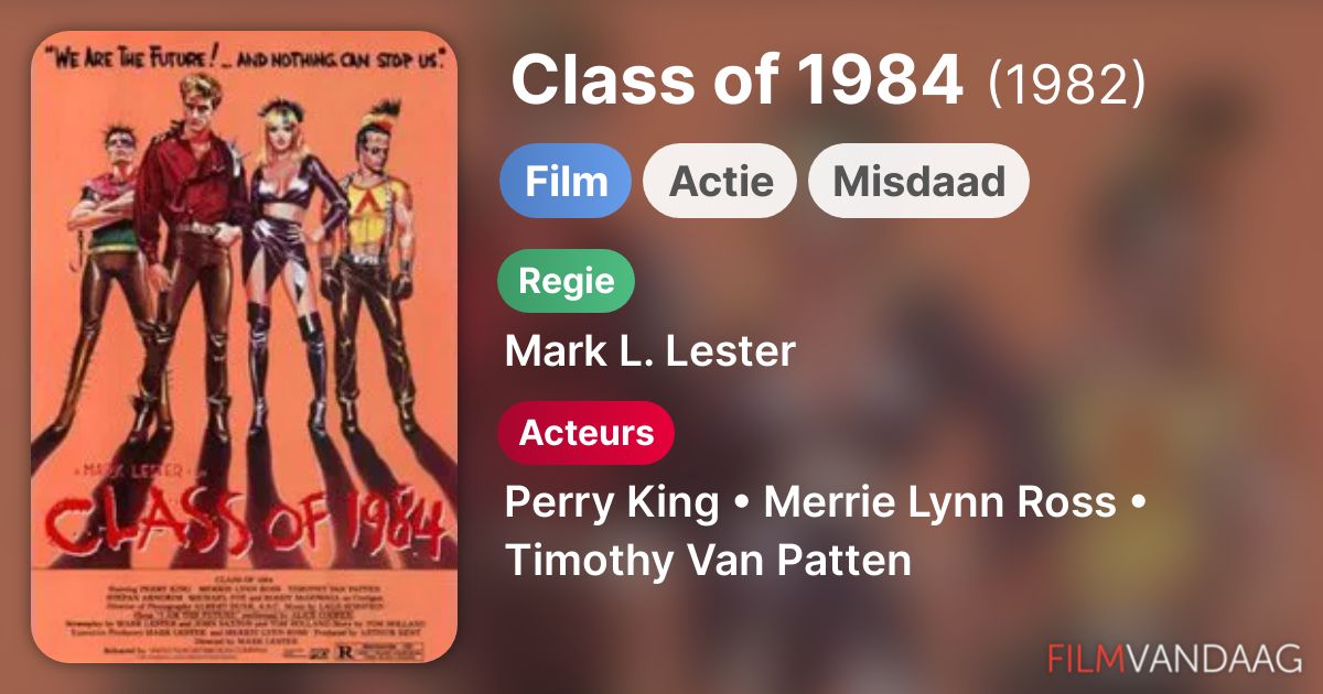 Class of 1984 (film, 1982) - FilmVandaag.nl