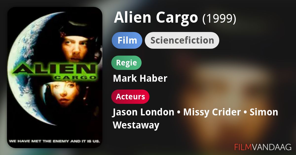 Alien Cargo (film, 1999) Nu Online Kijken - FilmVandaag.nl
