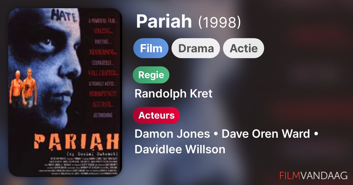 Pariah (film, 1998) - FilmVandaag.nl