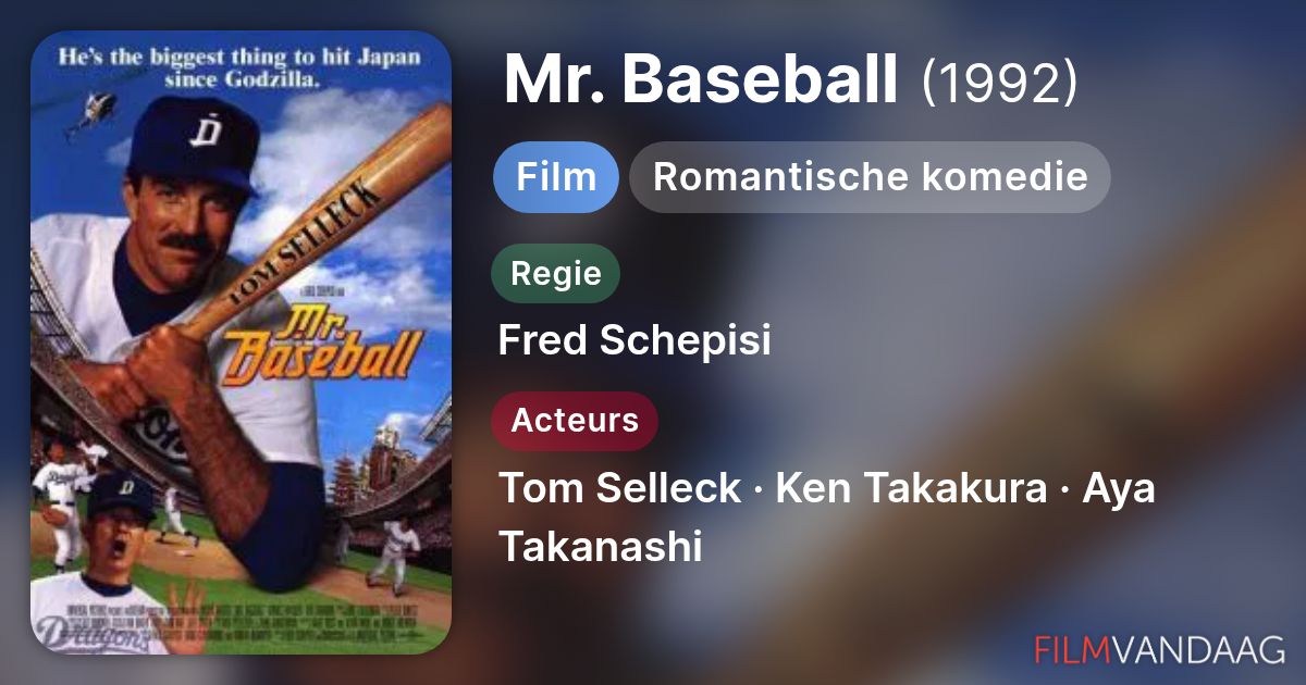 Mr. Baseball (film, 1992) - FilmVandaag.nl