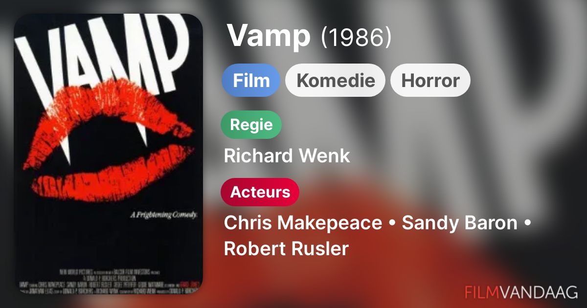 Vamp (film, 1986) - FilmVandaag.nl
