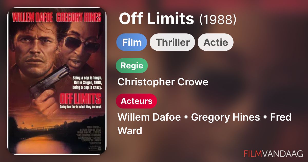 Off Limits (film, 1988) - FilmVandaag.nl