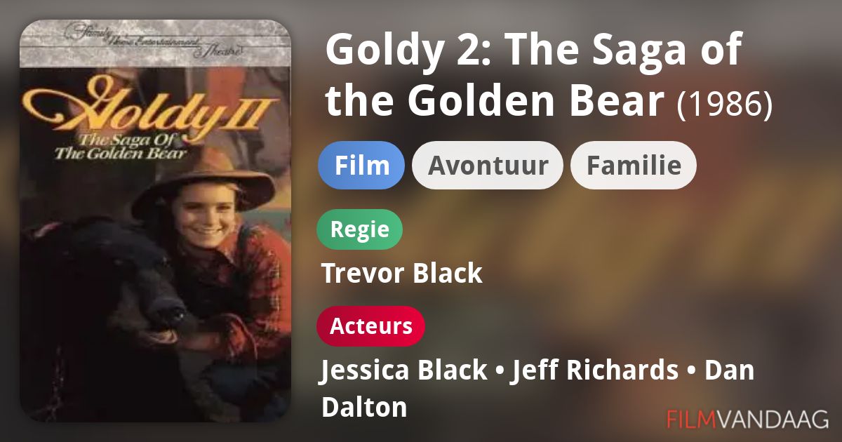 Goldy 2: The Saga of the Golden Bear (film, 1986) Nu Online Kijken ...