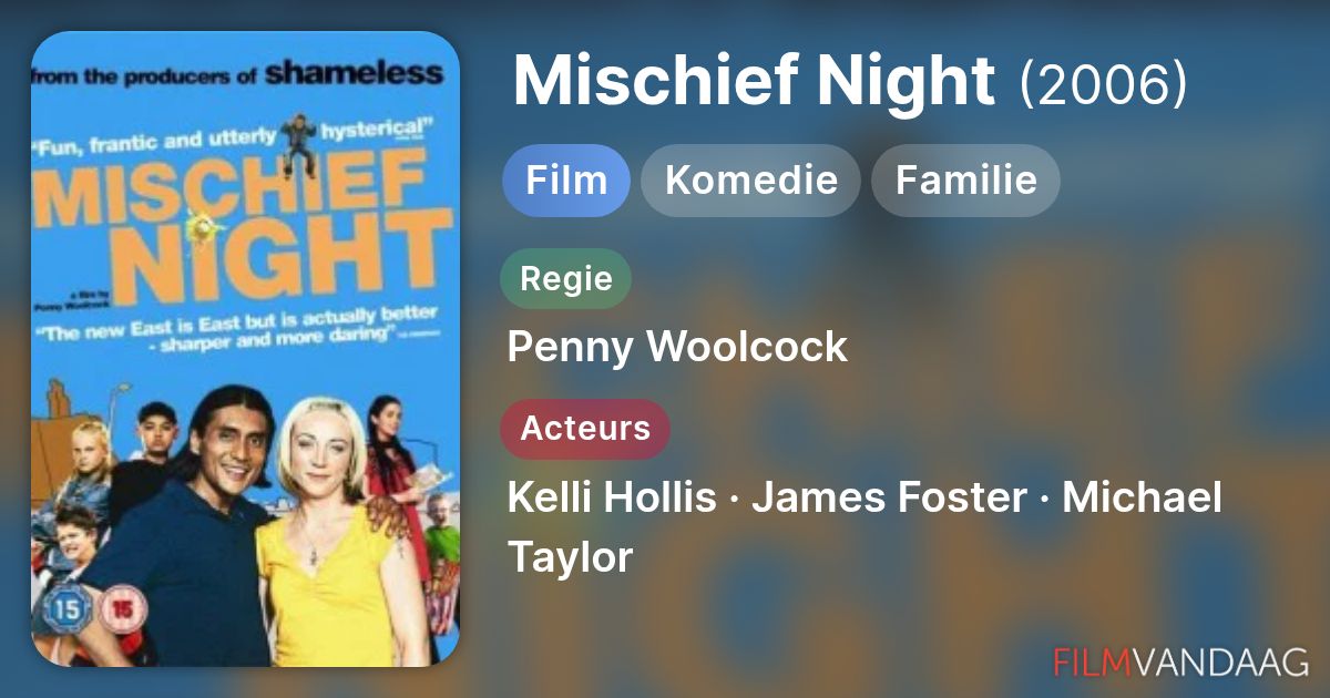 Mischief Night (film, 2006) - FilmVandaag.nl