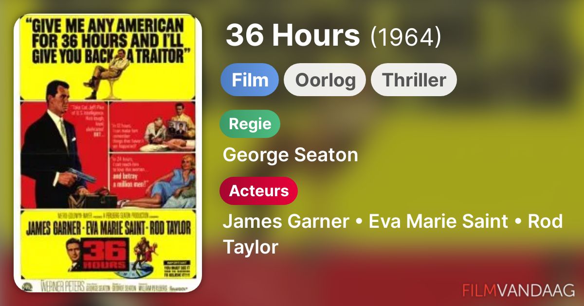 36 Hours (film, 1964) - FilmVandaag.nl