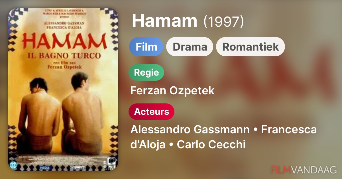 Hamam (film, 1997) - FilmVandaag.nl