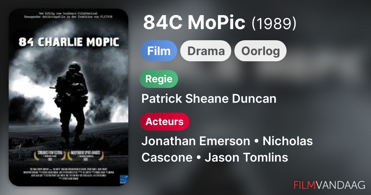84C MoPic (film, 1989) - FilmVandaag.nl