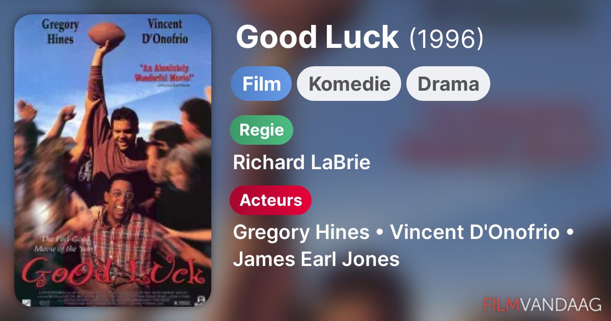 Good Luck (film, 1996) - FilmVandaag.nl