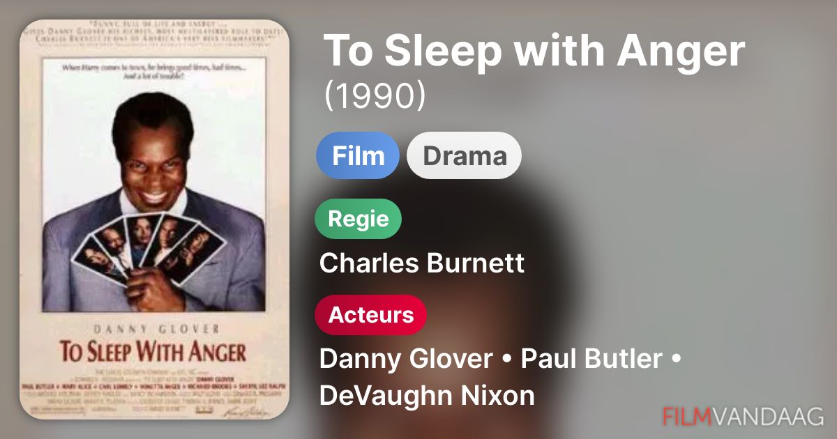 To Sleep with Anger (film, 1990) - FilmVandaag.nl