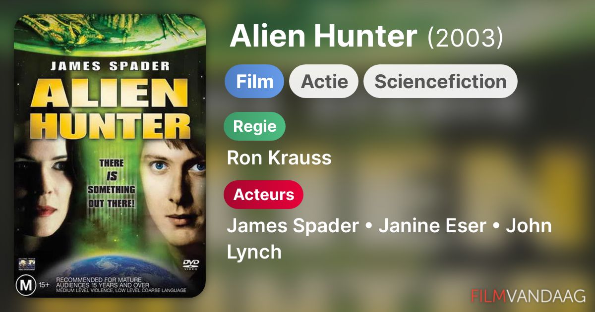 Alien Hunter (film, 2003) - FilmVandaag.nl
