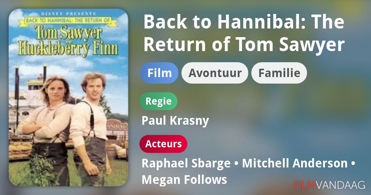 Alle acteurs in Back to Hannibal: The Return of Tom Sawyer and Huckleberry Finn (film, 1990 ...