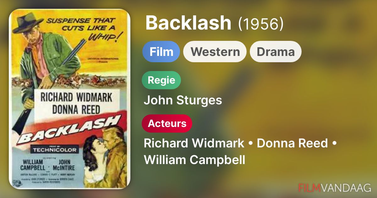 Backlash (film, 1956) - FilmVandaag.nl