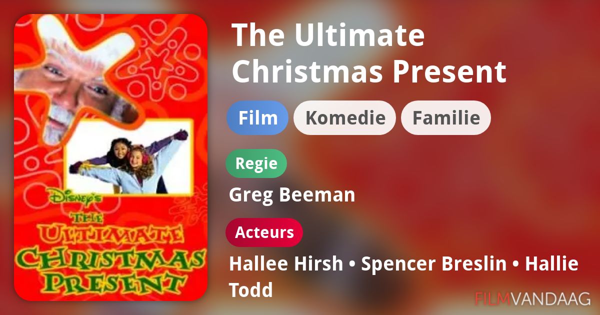 The Ultimate Christmas Present (film, 2000) - FilmVandaag.nl