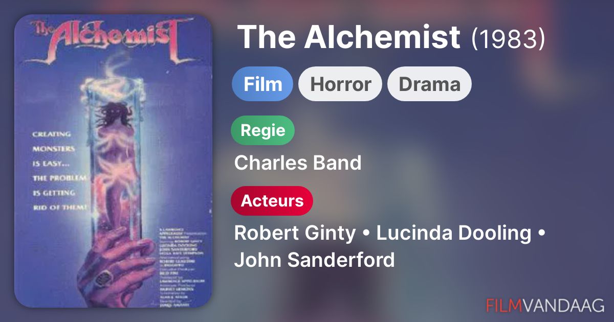 The Alchemist (film, 1986) - FilmVandaag.nl