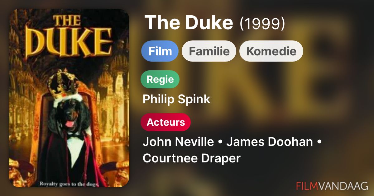 The Duke (film, 1999) - FilmVandaag.nl
