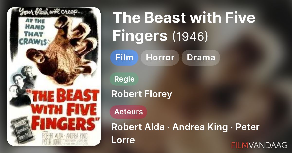 The Beast with Five Fingers (film, 1946) - FilmVandaag.nl