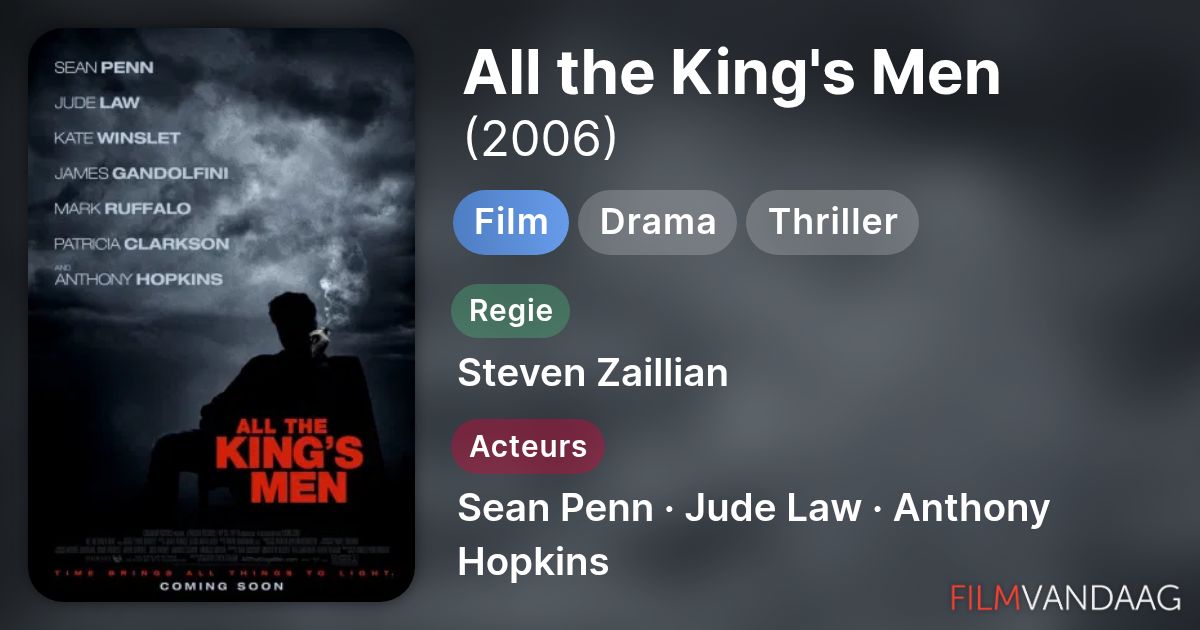 All the King's Men (film, 2006) - FilmVandaag.nl