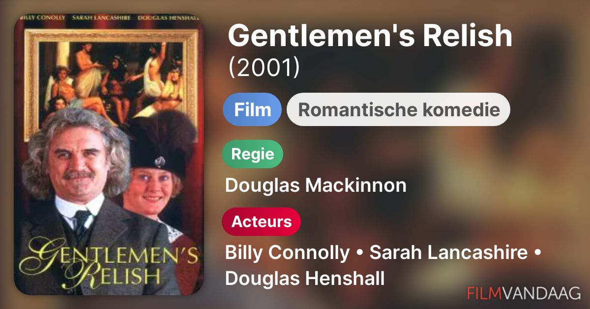 Gentlemen's Relish (film, 2001) - FilmVandaag.nl