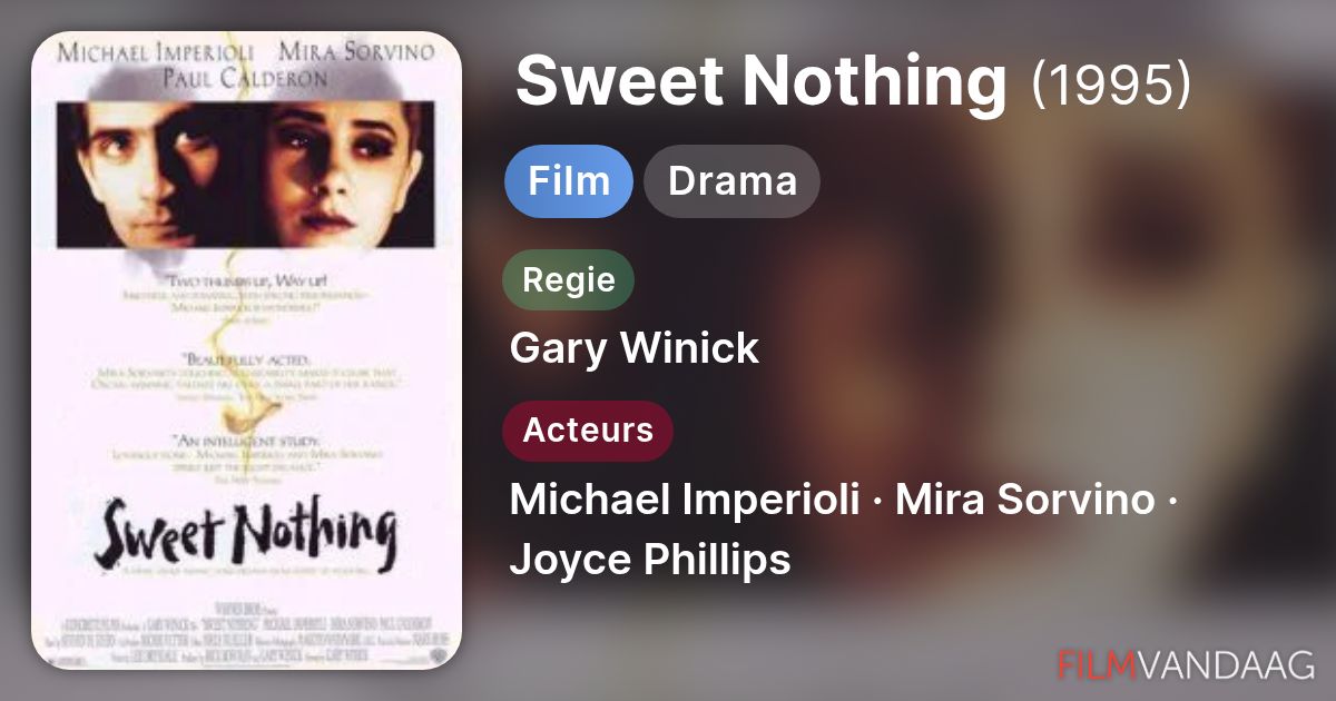 Sweet Nothing (film, 1995) - FilmVandaag.nl