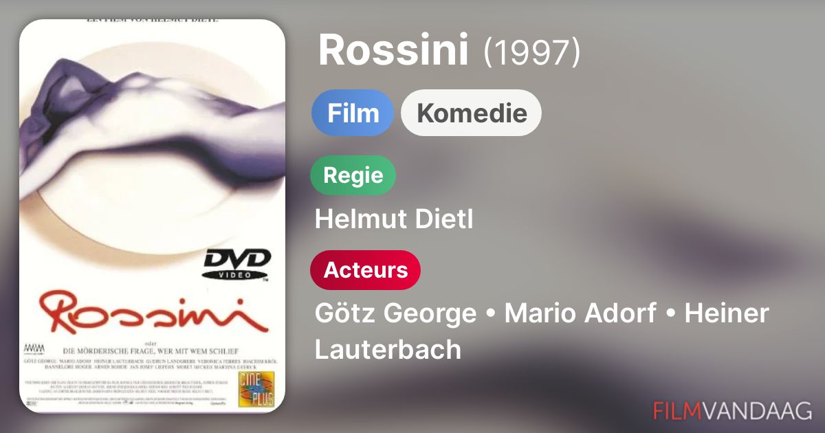 Rossini (film, 1997) - FilmVandaag.nl