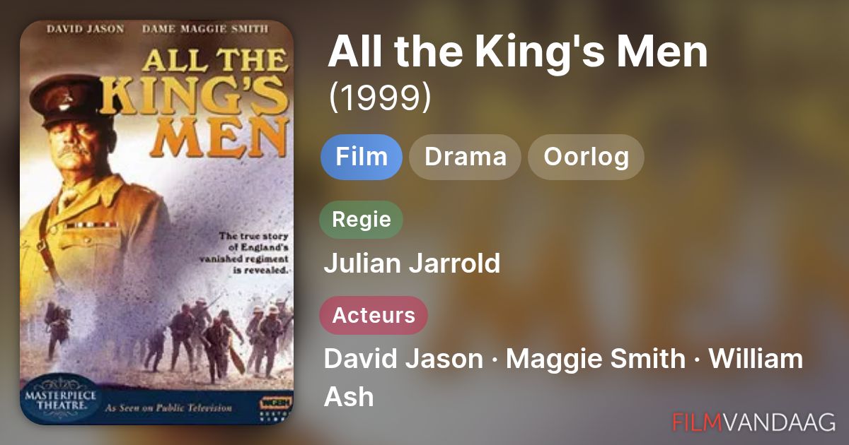All the King's Men (film, 1999) - FilmVandaag.nl