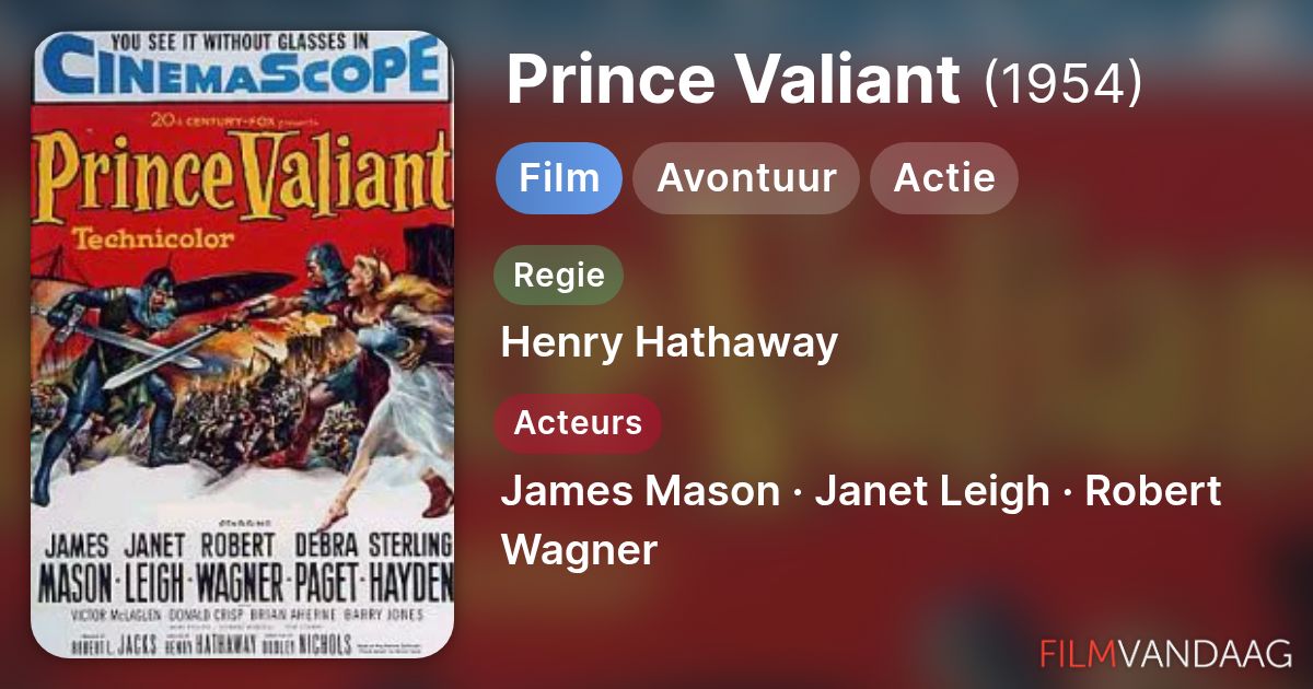 Prince Valiant (film, 1954) - FilmVandaag.nl