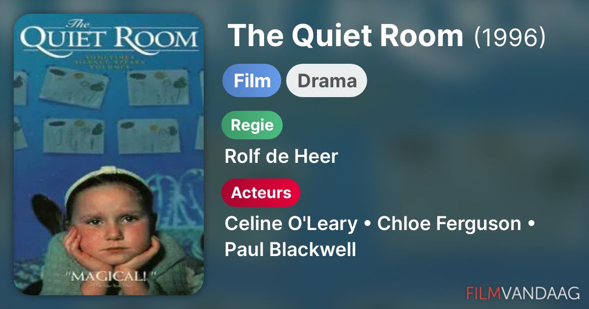 The Quiet Room (film, 1996) - FilmVandaag.nl