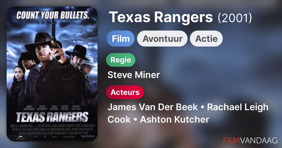Texas Rangers (film, 2001) - FilmVandaag.nl