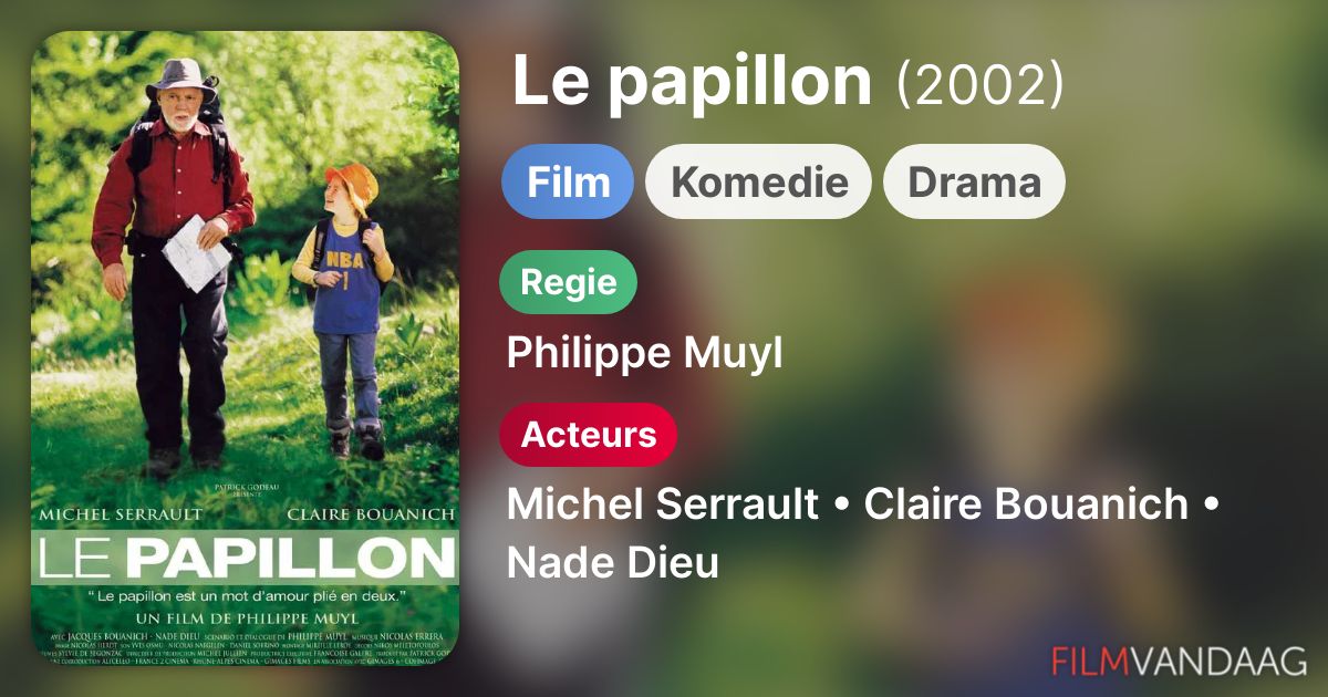 Le papillon (film, 2002) - FilmVandaag.nl