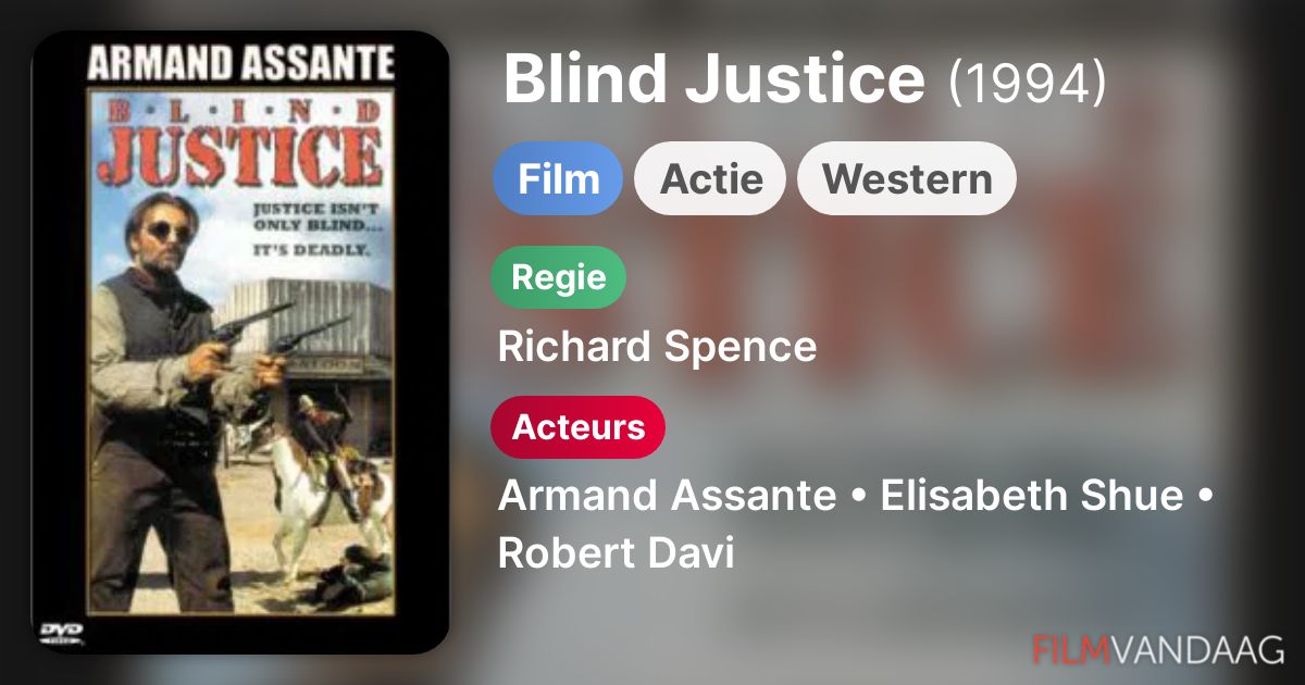 Blind Justice (film, 1994) - FilmVandaag.nl