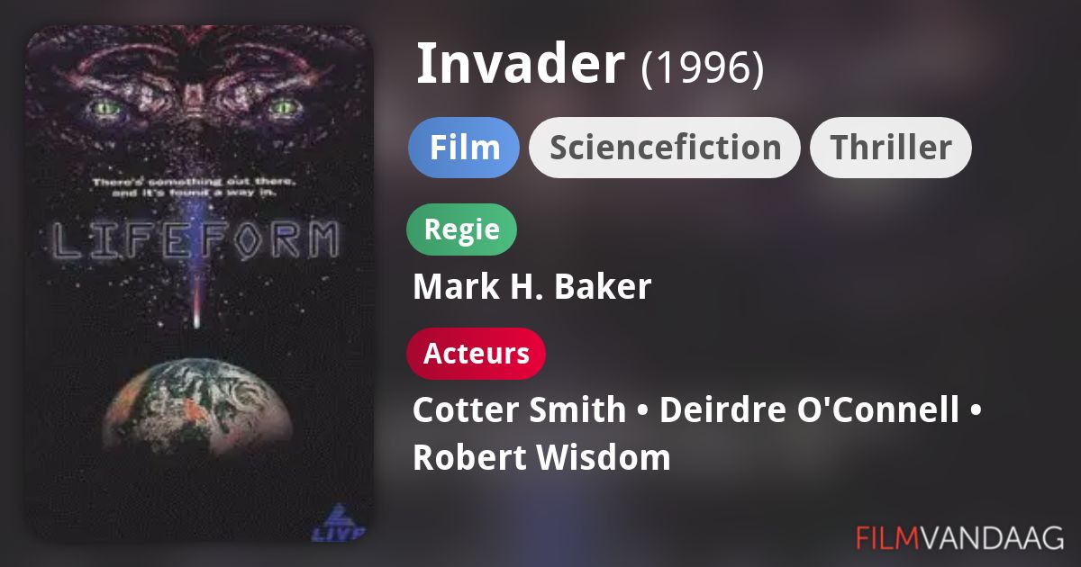 Invader (film, 1996) - FilmVandaag.nl