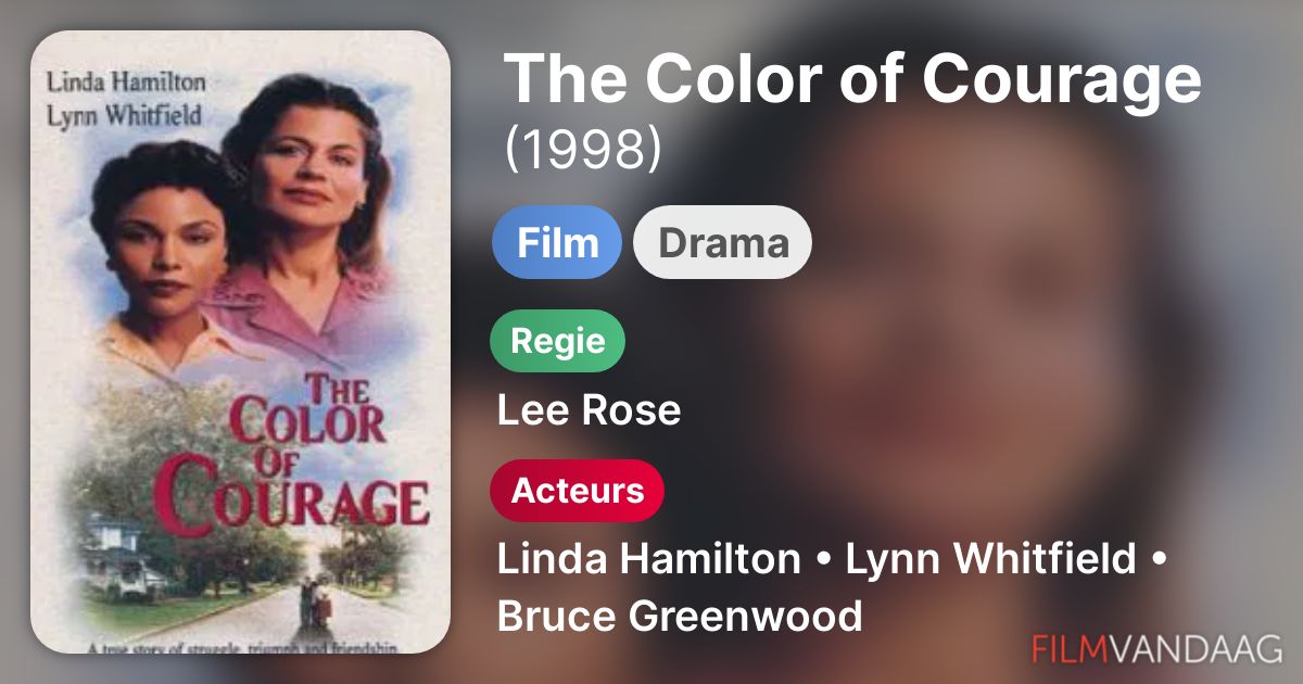 The Color of Courage (film, 1999) - FilmVandaag.nl