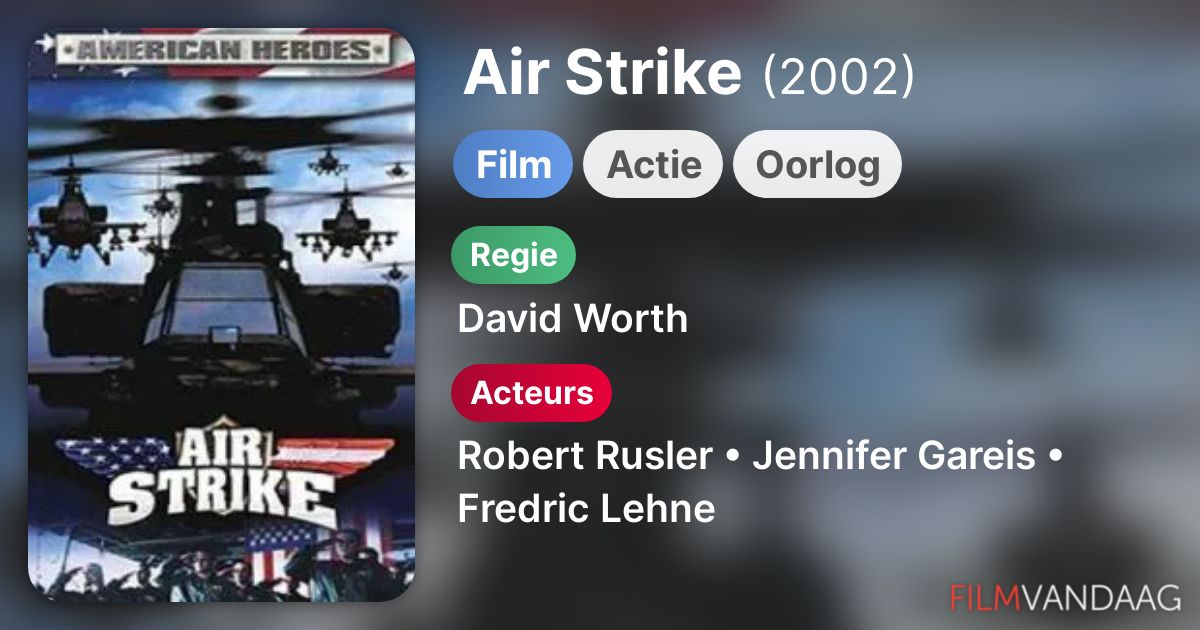 Air Strike (film, 2002) - FilmVandaag.nl