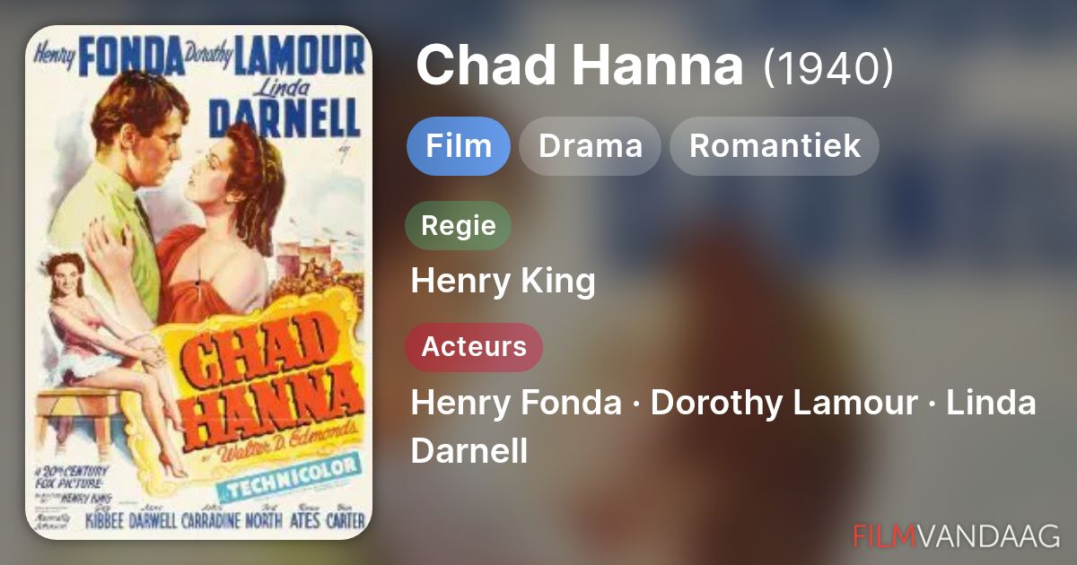Chad Hanna (film, 1940) - FilmVandaag.nl