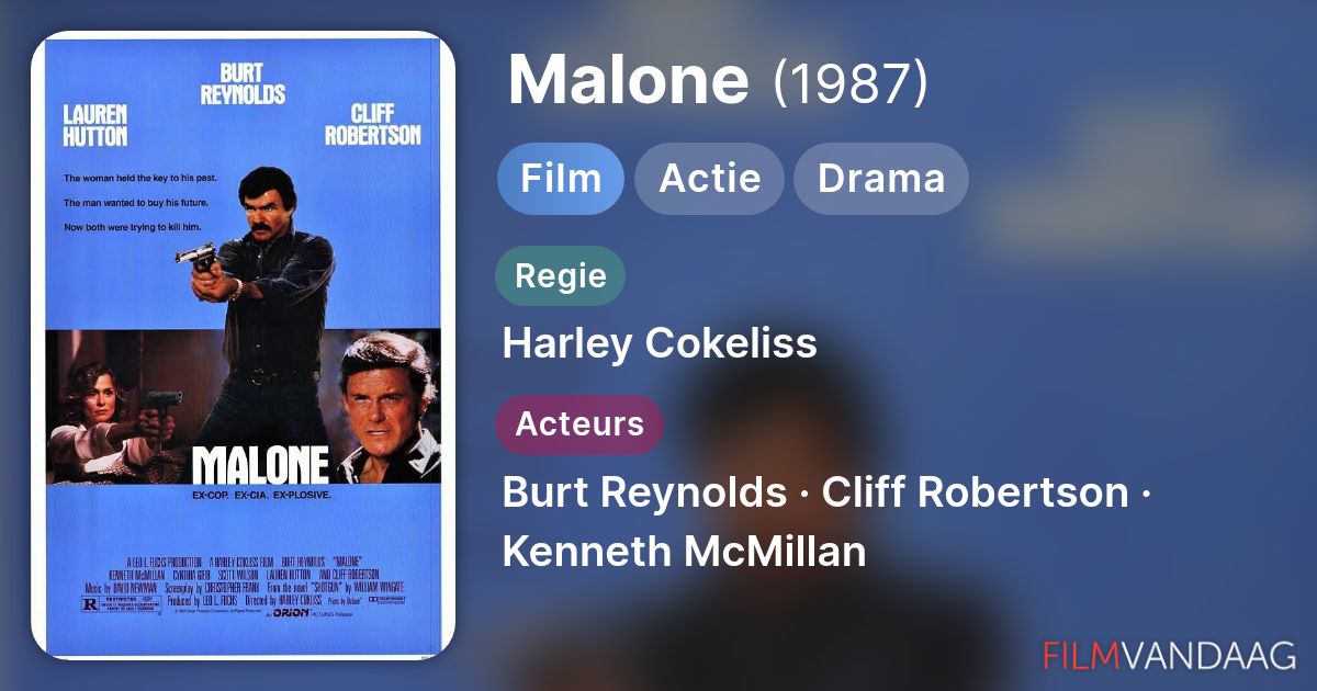 Malone (film, 1987) - FilmVandaag.nl