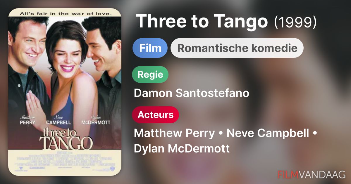 Three to Tango (film, 1999) - FilmVandaag.nl