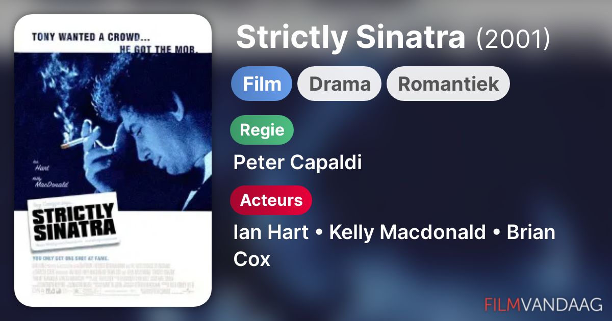 Strictly Sinatra (film, 2001) - FilmVandaag.nl