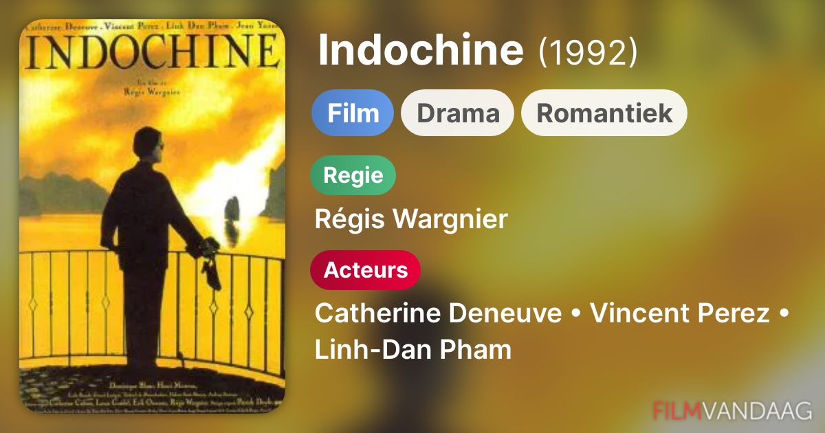 Indochine (film, 1992) - FilmVandaag.nl