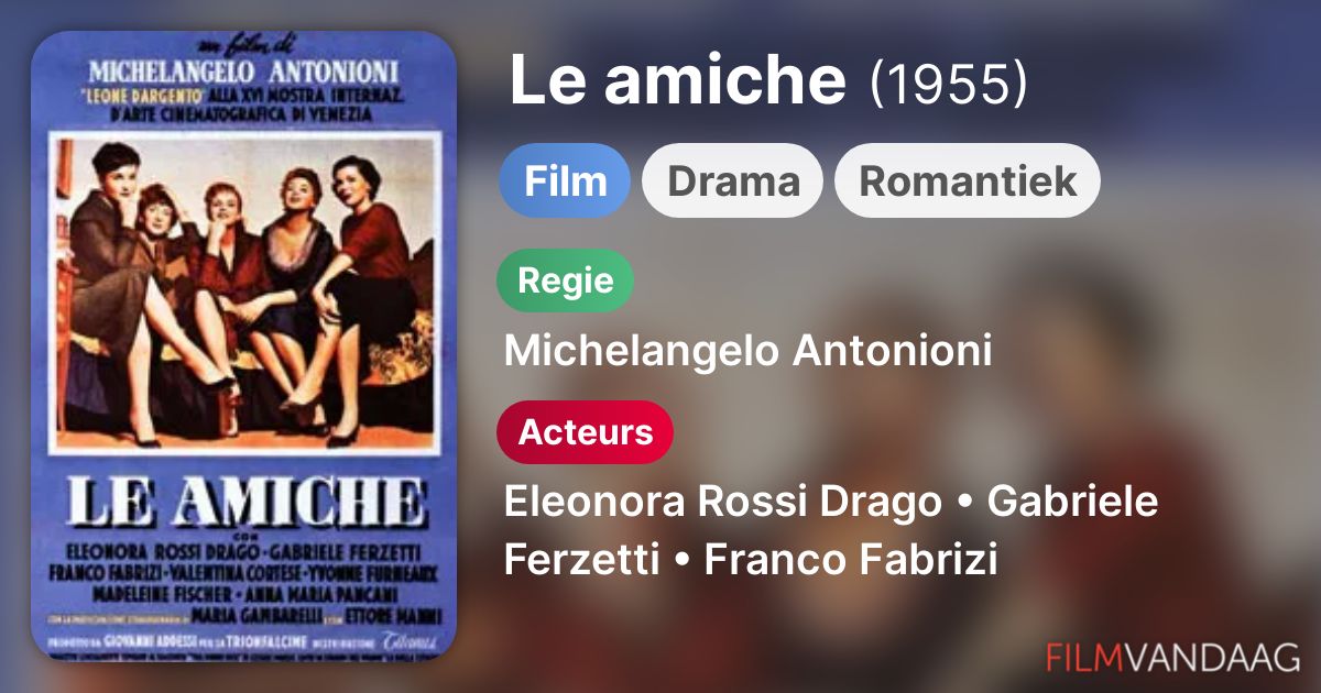 Le amiche (film, 1955) - FilmVandaag.nl