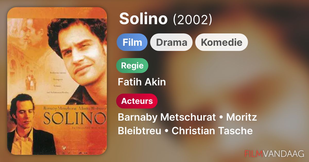 Solino (film, 2002) - FilmVandaag.nl