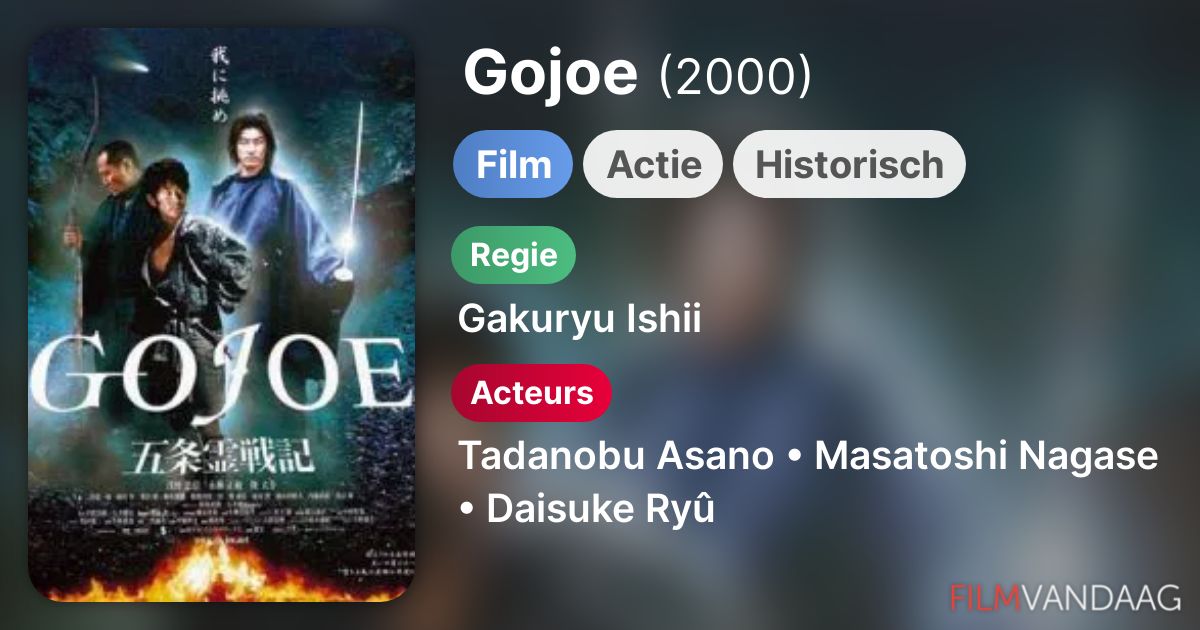Gojoe (film, 2000) - FilmVandaag.nl