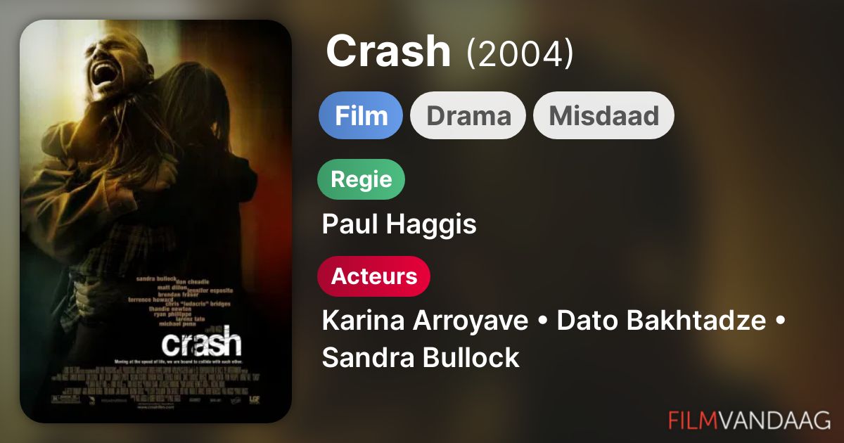 Crash (film, 2004) - FilmVandaag.nl