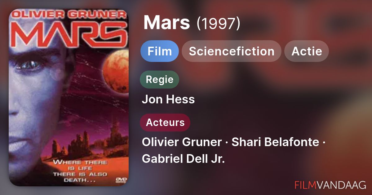 Mars (film, 1998) - FilmVandaag.nl