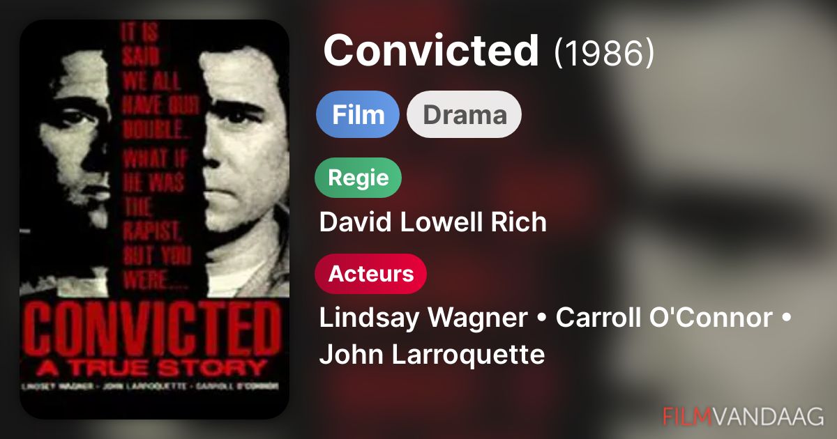 Convicted (film, 1986) - FilmVandaag.nl