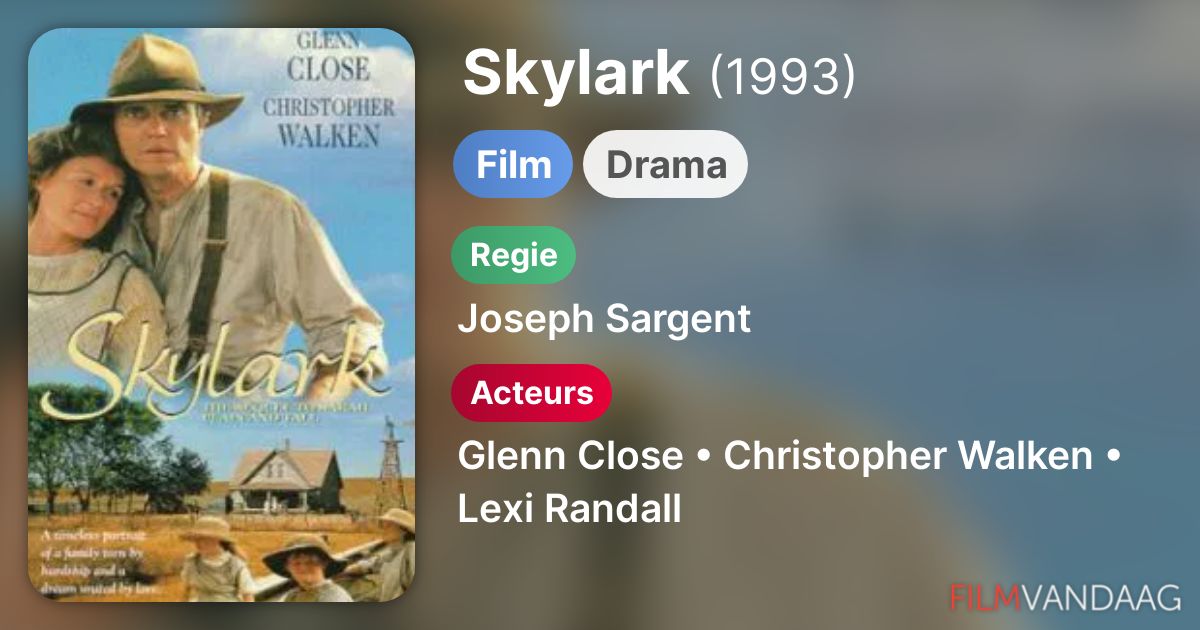 Skylark (film, 1993) - FilmVandaag.nl