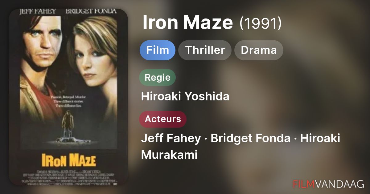Iron Maze (film, 1991) - FilmVandaag.nl